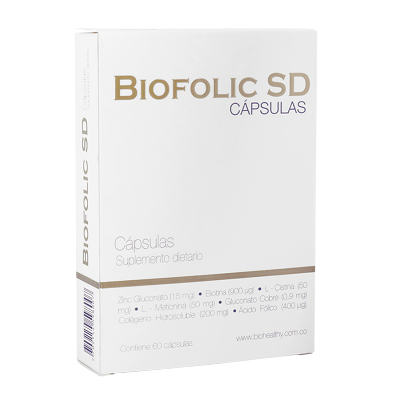 Biofolic SD Cápsulas x 60u – Piel Farmaceutica