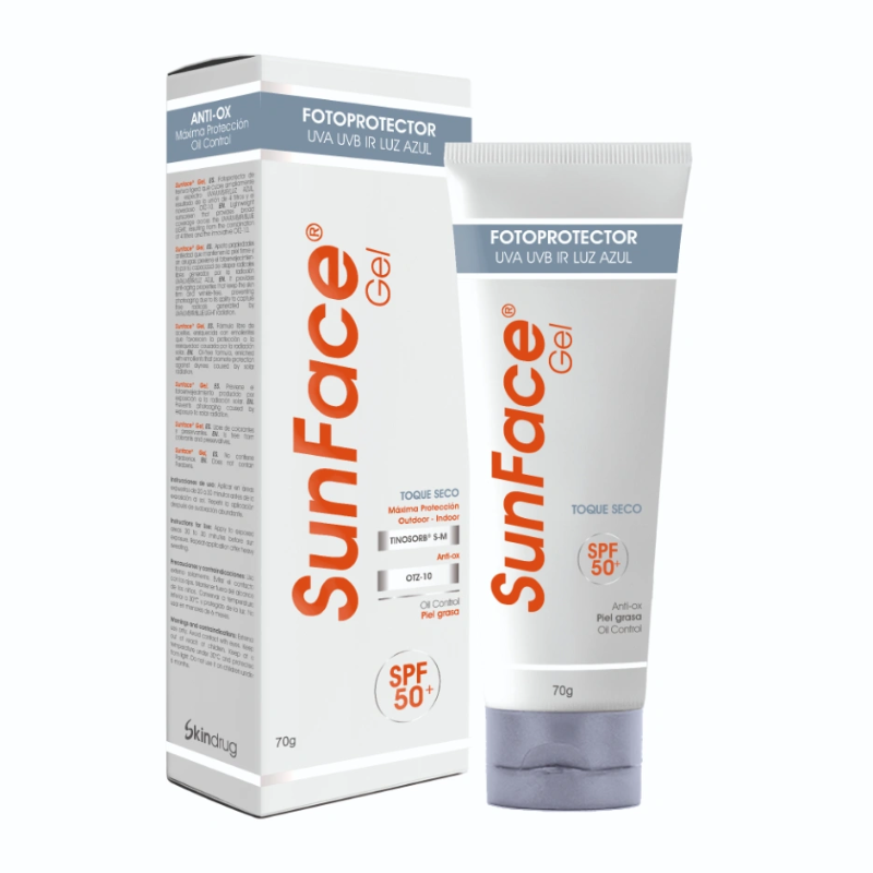 SunFace Gel SPF 50+ x 70g – Piel Farmaceutica