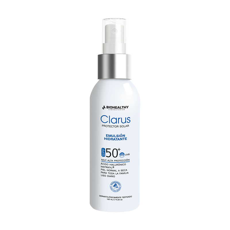Clarus Sun Emulsión FPS 50+ x 120mL – Piel Farmaceutica