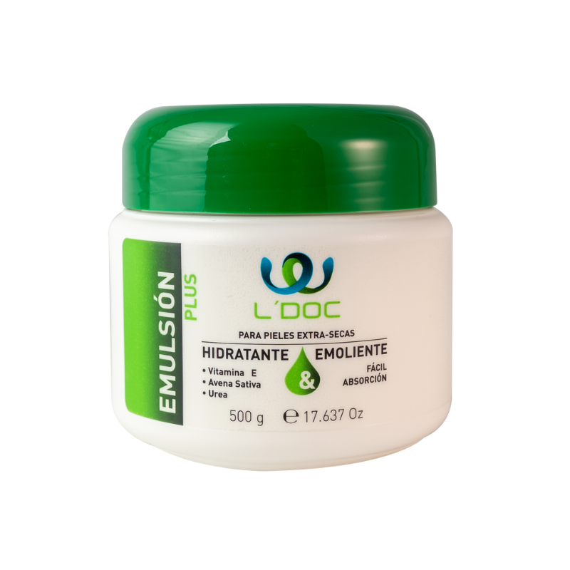 LDOC Emulsión Hidratante Plus (Verde) x 500gr – Piel Farmaceutica