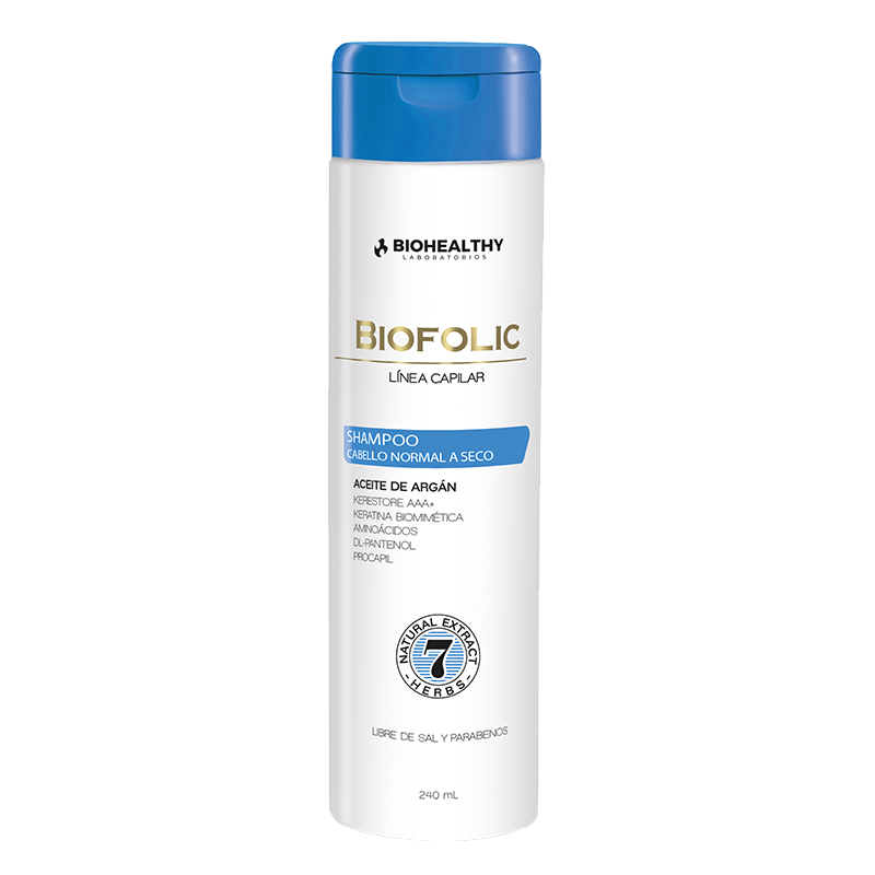 Biofolic Shampoo Cabello Normal-Seco x 240mL – Piel Farmaceutica